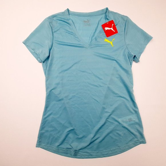 Puma | Tops | Puma Womens V Neck Tshirt Performance Wear Size Medium ...
